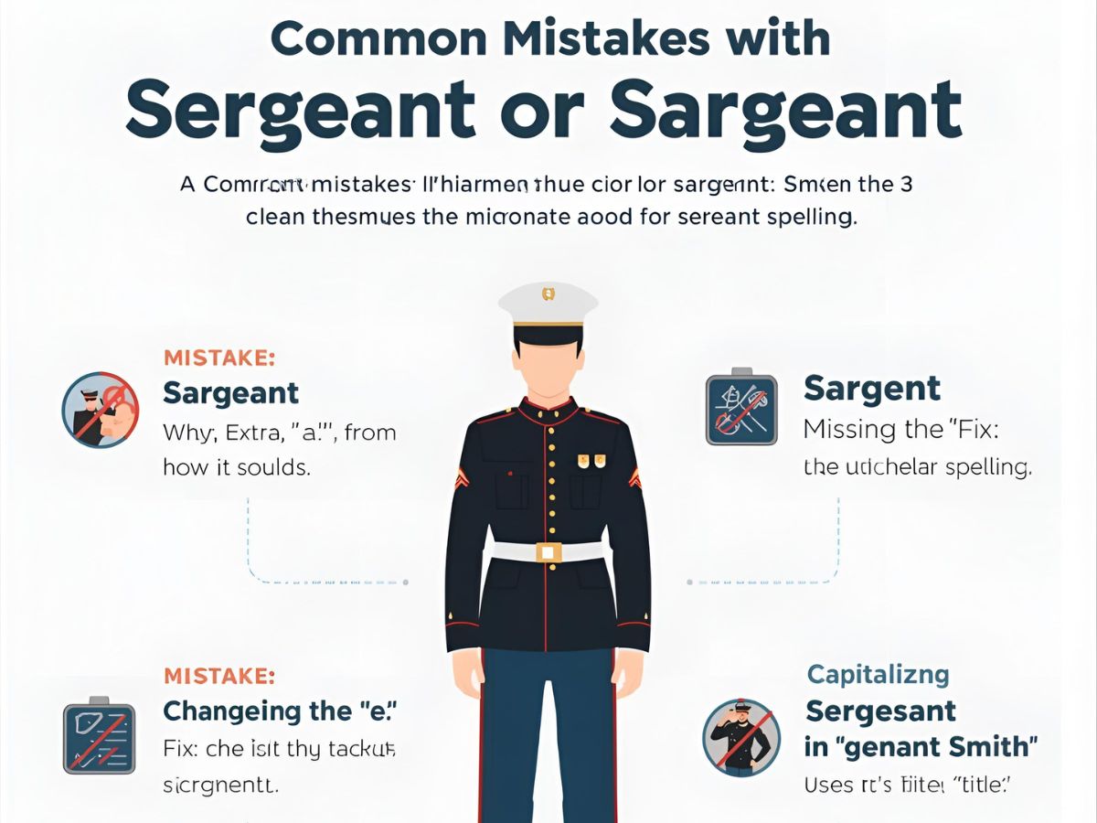 Sergeant or Sargeant? Stop Guessing—Get It Right