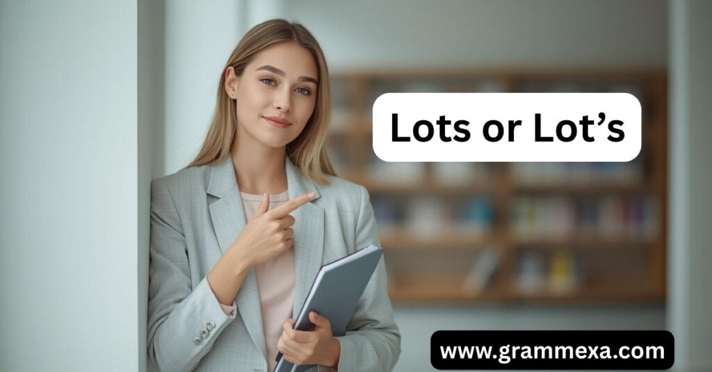 Lots or Lot’s – Correct Usage Explained with Examples for 2026